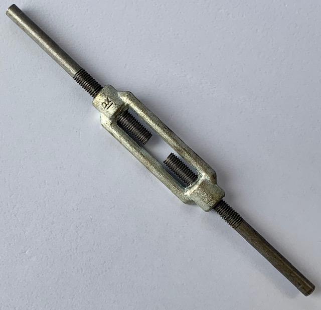 ELVZ ST. SPANSCHROEFMOER MET 2 AANLASEINDEN D1480 M8 - Goed Metaal